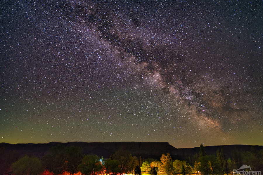 Milky Way @ Steamboat Rock State Park by Charles Senn Wall Art