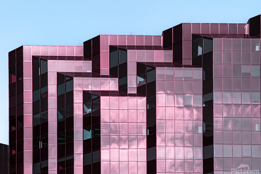 Cascading Facade by David Yoon Wall Art