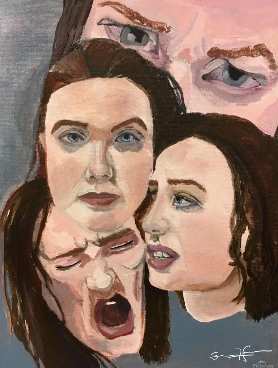 Familiar Faces by Sarrison Wall Art