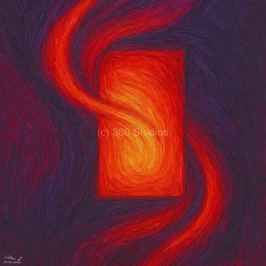 Furnace Window by 360 Studios Wall Art