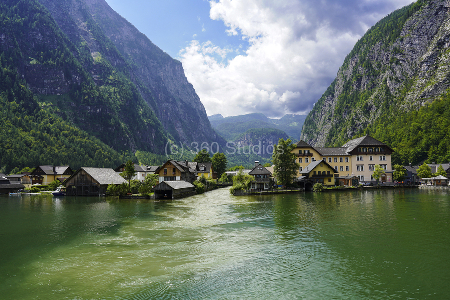 Shadows Play in the Light All Around Lahn Hallstatt Austria by 360 ...