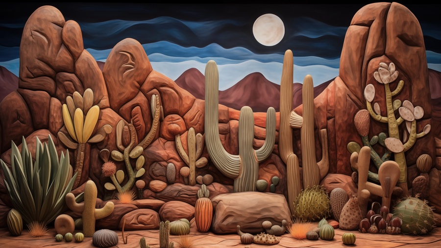 Clay Desert by Dan Canopy Wall Art