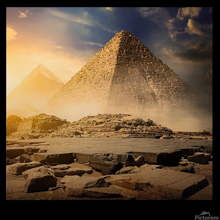 Pyramids of Egypt by International paintings Wall Art