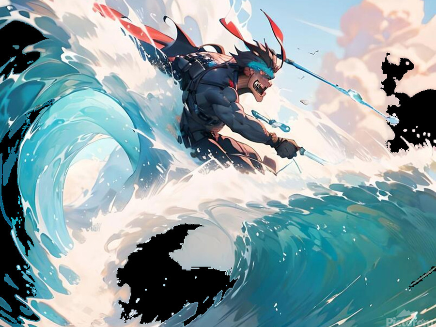 Biggest Waves Monster Waves Extreme Waves by AMUSED Wall Art