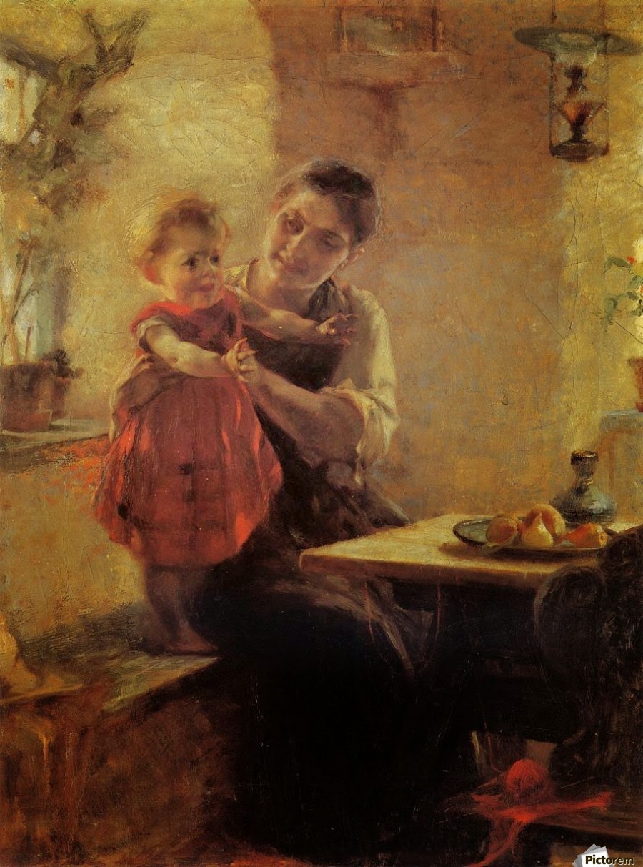 Learning the first steps by Georgios Jakobides Wall Art