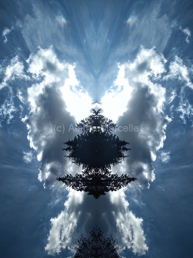 Cloud Vampire Angel by Aletha Marcelle Wall Art