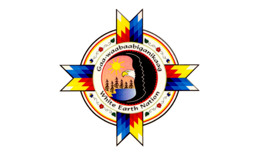 White Earth Nation Flag by Arty Flyers Wall Art