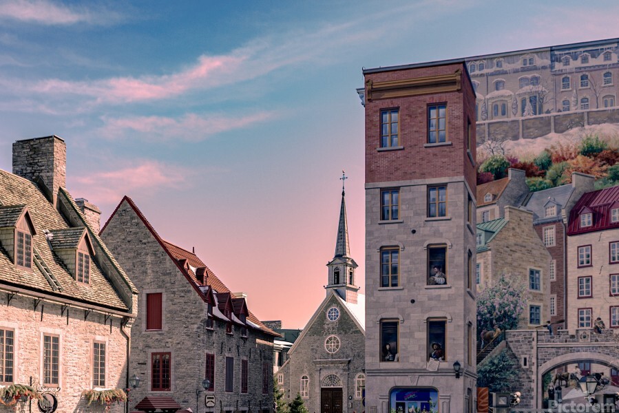 Old Quebec by Michael Ozimko Wall Art
