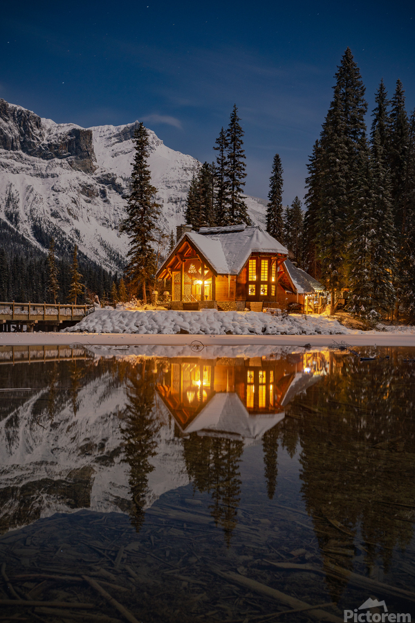 Emerald Lake Lodge Yoho National Park Canada by Michael Ozimko Wall Art