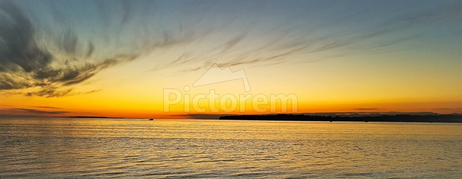 Birch Bay State Park - Summer Sunset by Marco Menezes Wall Art