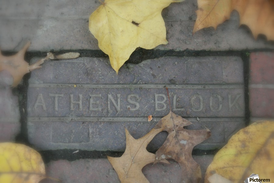 Athens Block by Ohio In Print Wall Art