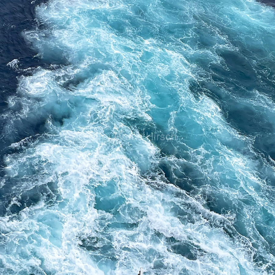 Boat Beach 7740 blue by Bruce Hirsch Wall Art