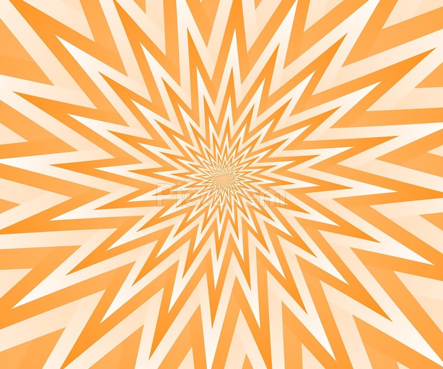 Abstract Orange Geometric Artwork by rizu_designs Wall Art