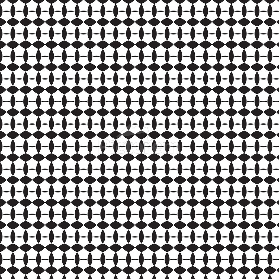 Monochrome Pattern Art by rizu_designs Wall Art