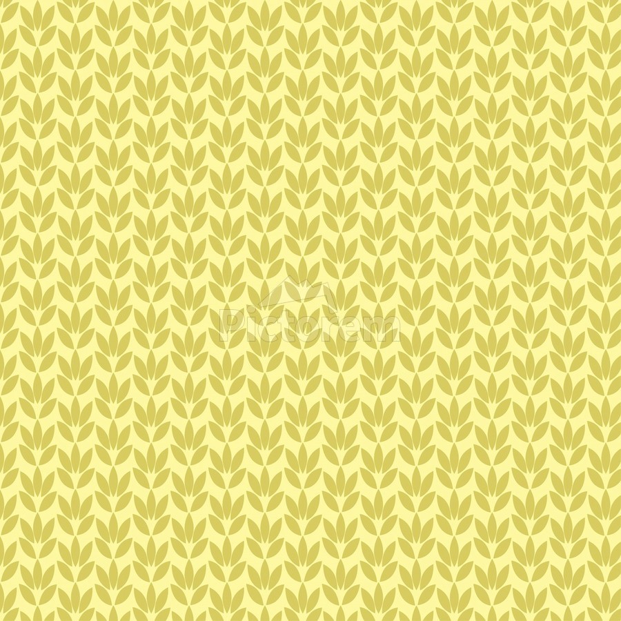 Yellow Color Flower Seamless Pattern Artwork by rizu_designs Wall Art