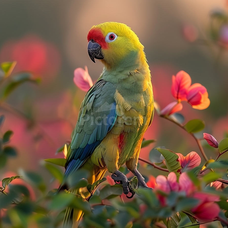 Lovely Parrot by rizu_designs Wall Art