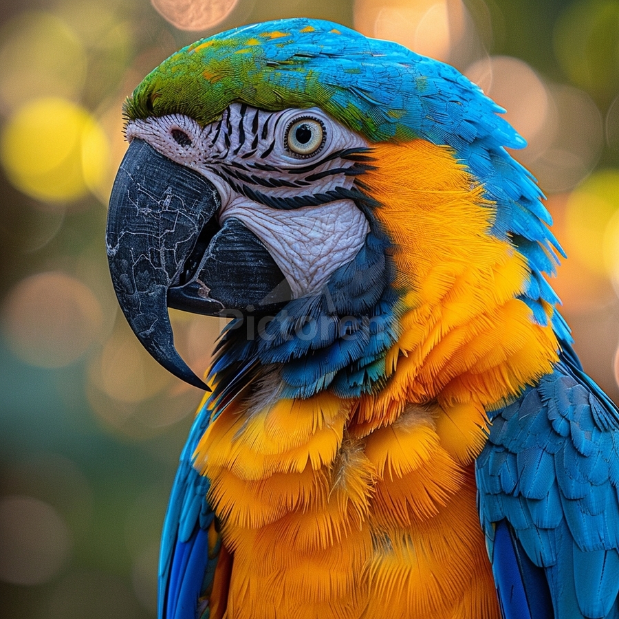 Macaw Parrot by rizu_designs Wall Art
