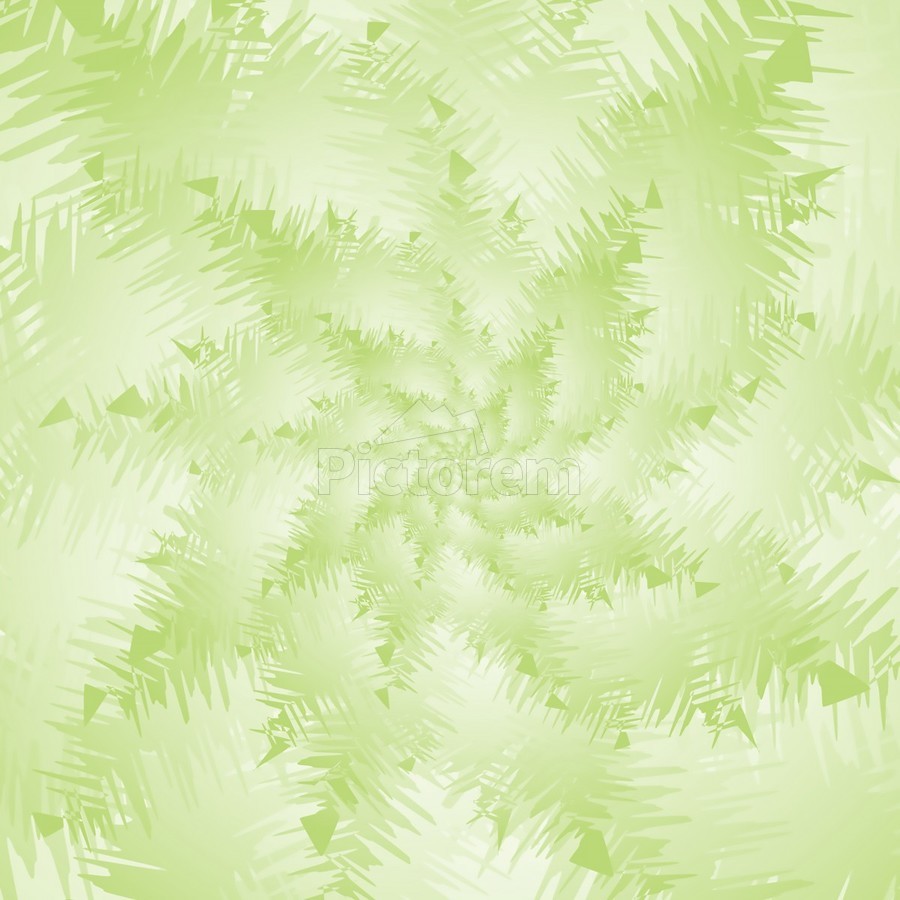 Green Snowflake by rizu_designs Wall Art