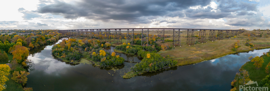 Hi Line Bridge Fall 2022 High Resolution Panorama by Jensen Air LLC ...