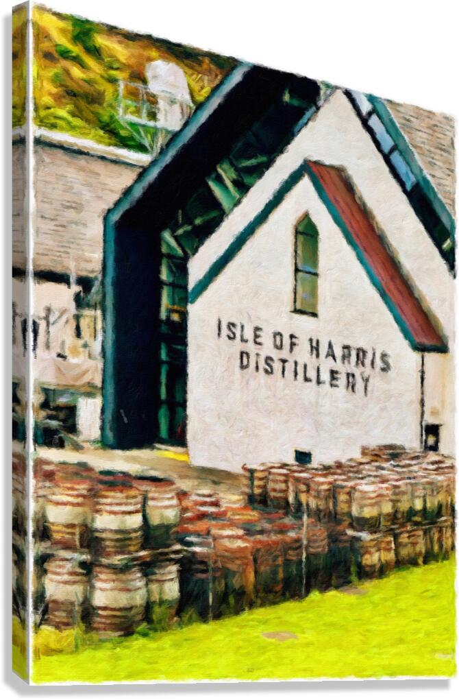 Isle of Harris Distillery by BradTaylorArt Wall Art