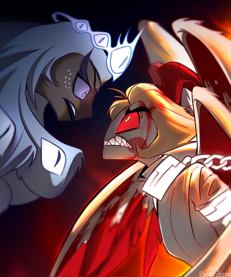 Hazbin Hotel by MikeSWulf Wall Art