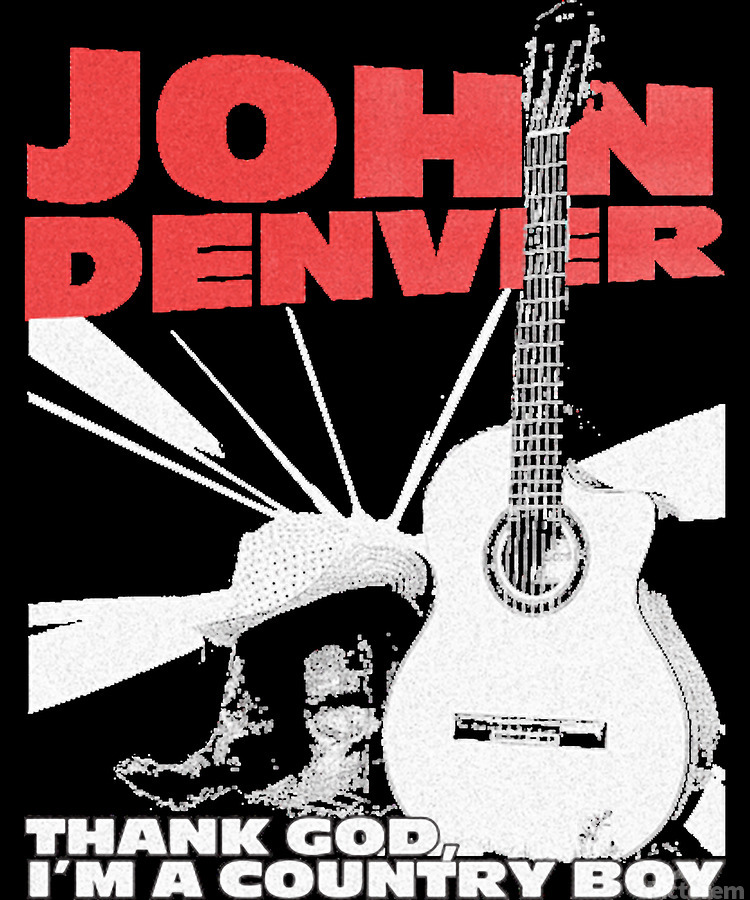 John Denver 70s by DanielJGerste Wall Art