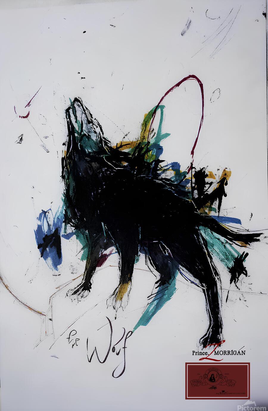 The Wolf by Prince L MORRÍGAN Wall Art