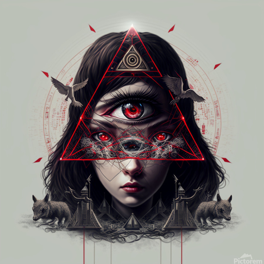 The Matrix and the Demon Triangle in Asia by AZO Wall Art