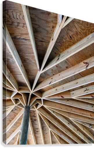 Design of a wooden structure by Michael Geyer Wall Art