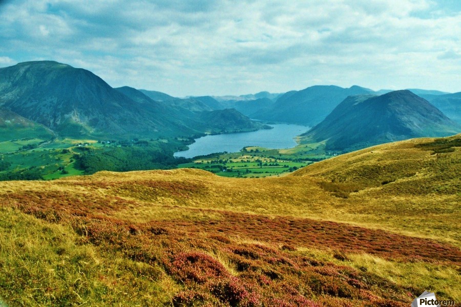 Lakes view by Andy Jamieson Wall Art