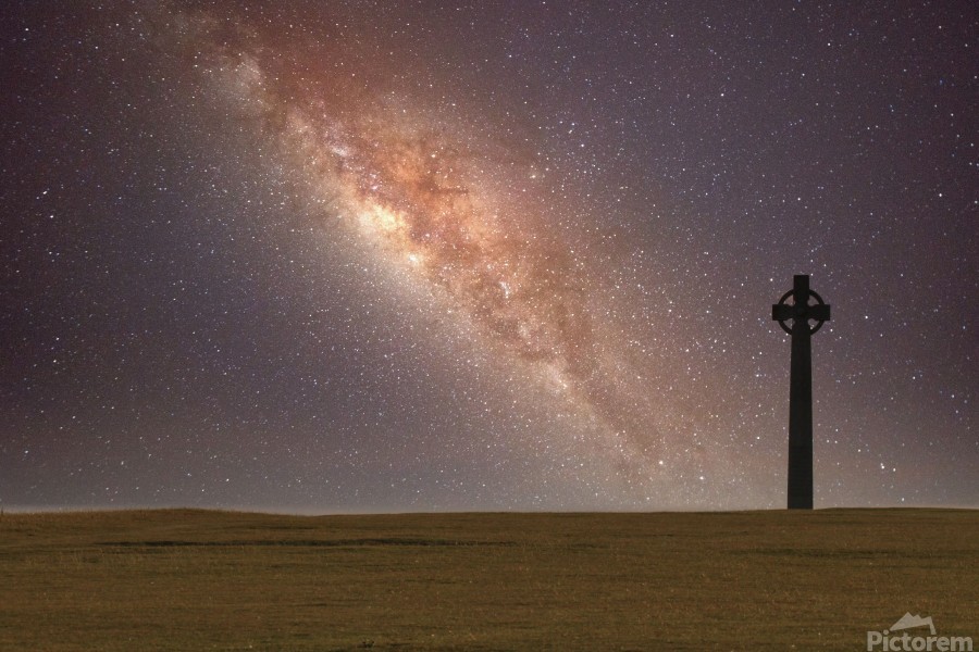 Lone Cross star by Andy Jamieson Wall Art