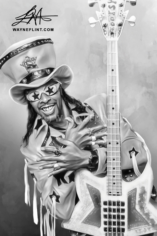 Bootsy Collins by WAYNEFLINT Wall Art
