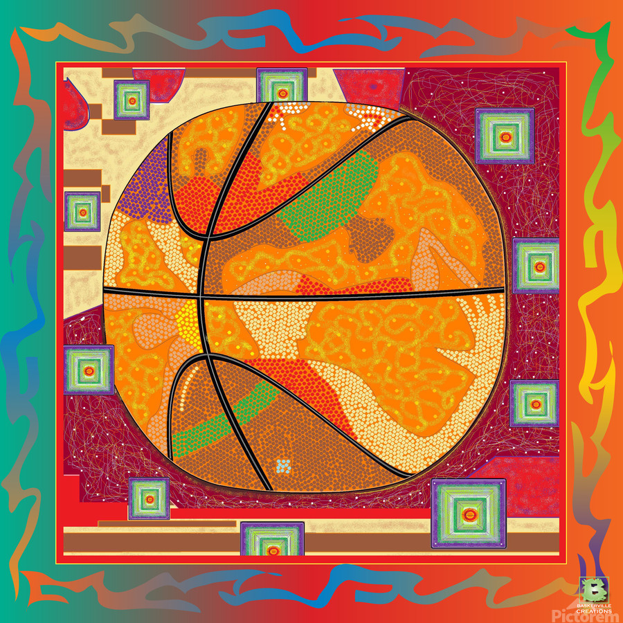 B BALL BLESSINGS by Vanwizle Wall Art