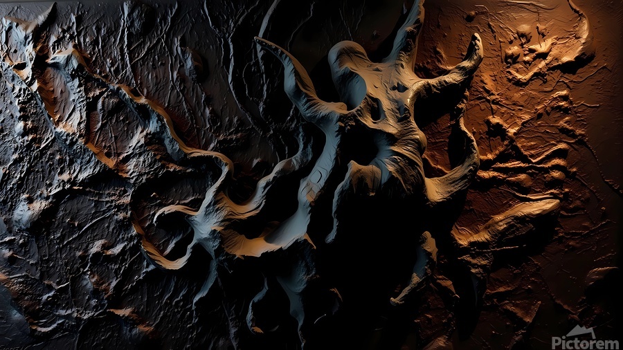 Beyond the Surface by Noureddine Bedri Wall Art