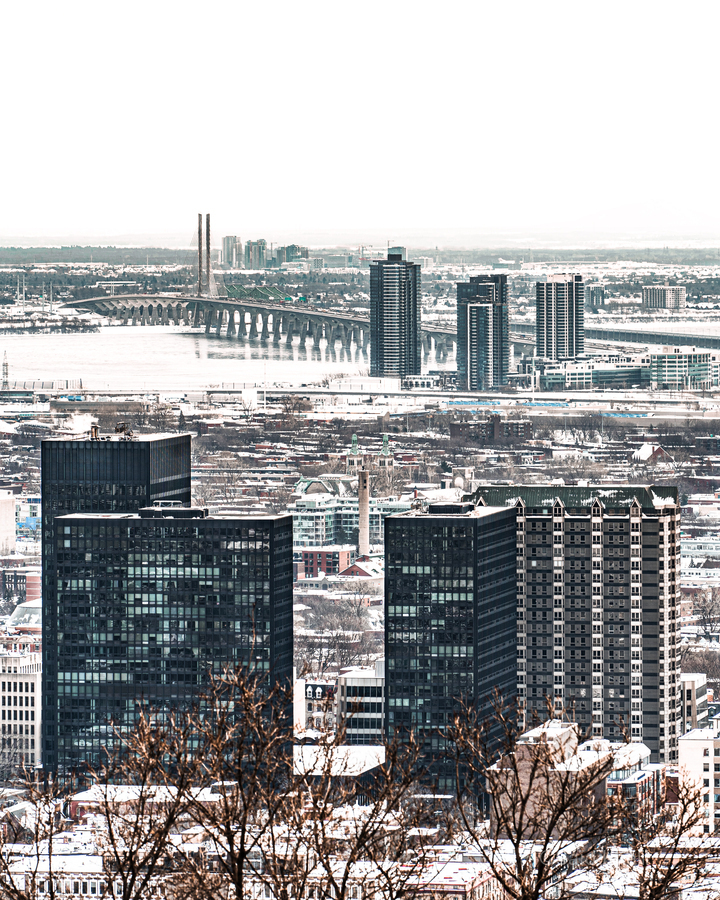 Champlain Bridge - Montreal by Saïd Khalil Wall Art