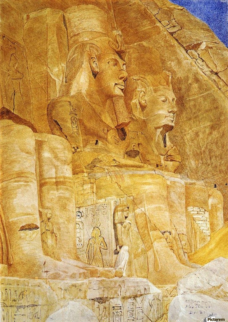Two Pharaons by Henry Roderick Newman Wall Art