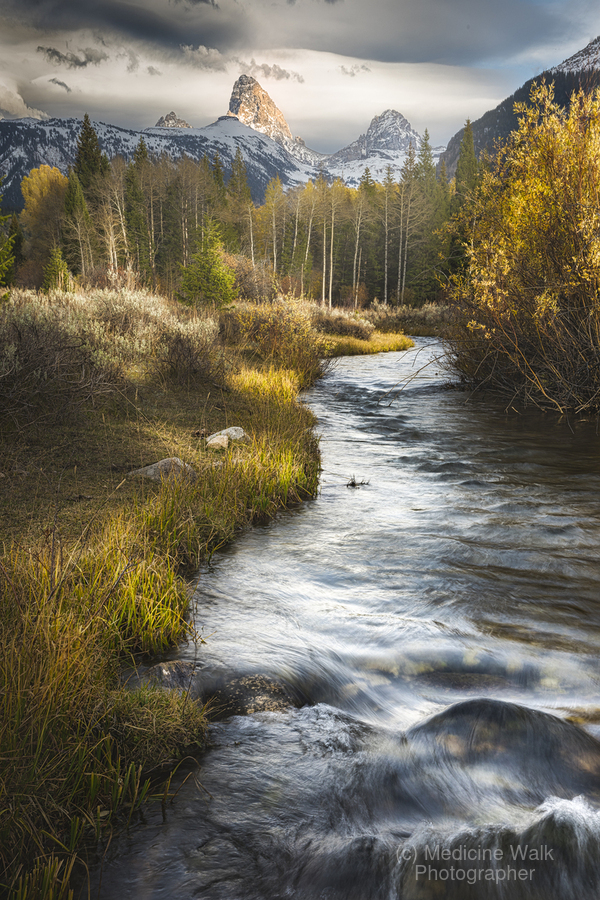 The Course of the Pennacle by Medicine Walk Photographer Wall Art