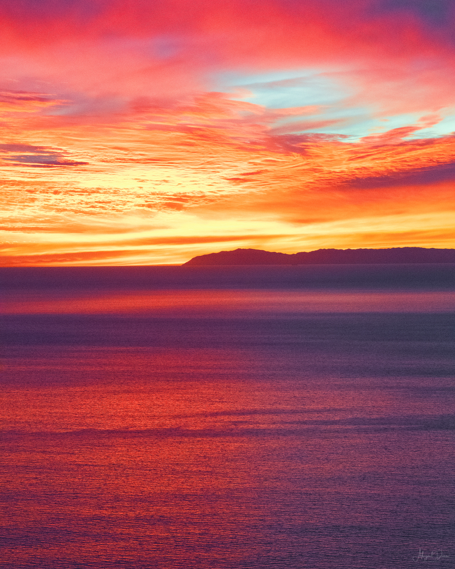 Splash of Rainbow Sherbet Sky by Abigail Diane Photography Wall Art