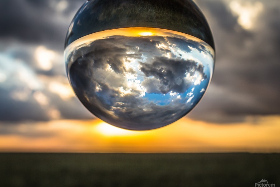 Lens Ball3 by Danielle Farrell Wall Art