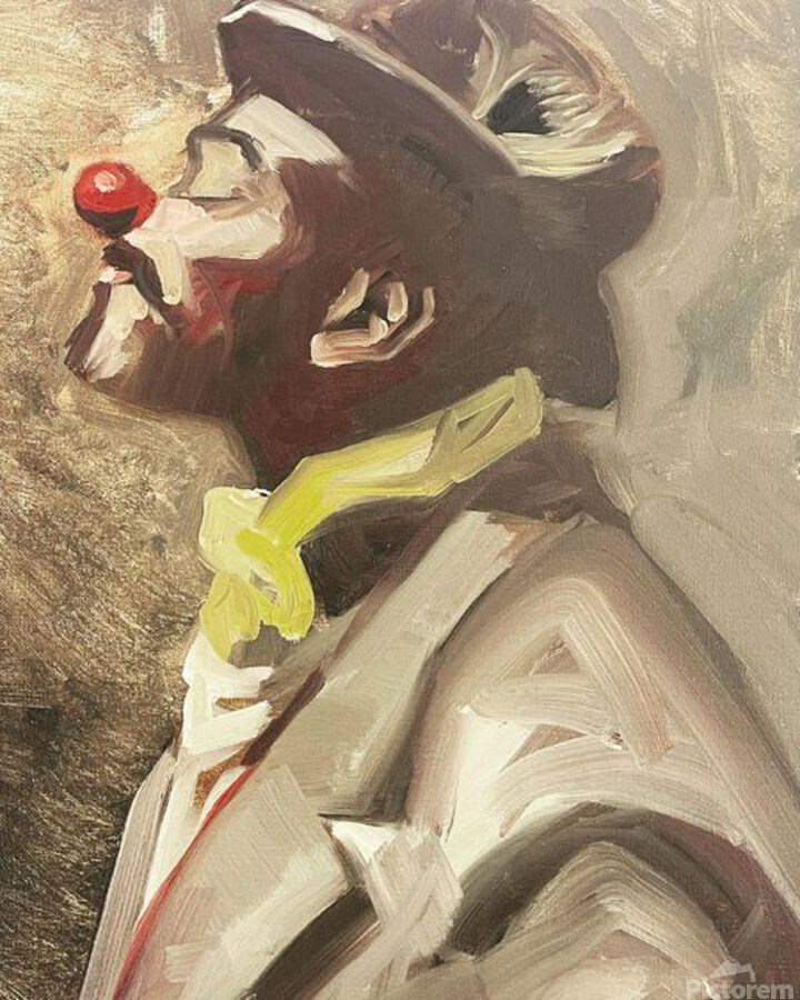 Clown Art by Terrill Kevyn Johnson Wall Art