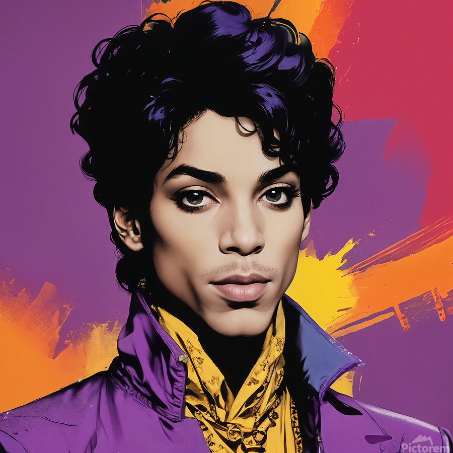 Prince Modern Pop Art by Modern Wall Artwork Wall Art