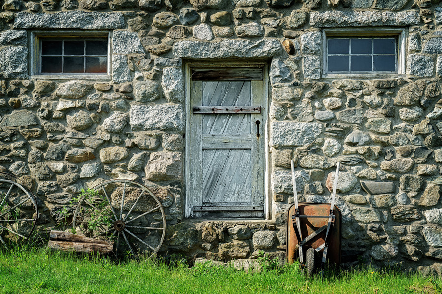 The Stone Barn by Rick Berk Wall Art