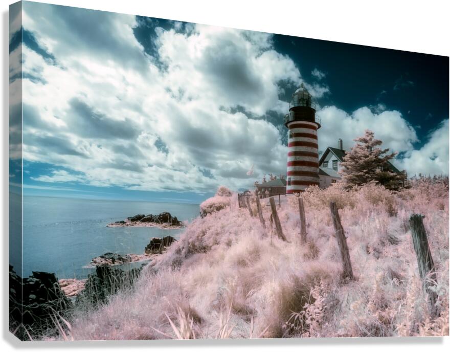 Ethereal Morning at West Quoddy Head Lighthouse by Rick Berk Wall Art