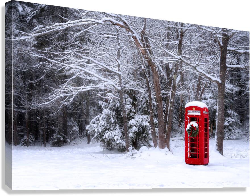 A British Christmas in Maine by Rick Berk Wall Art