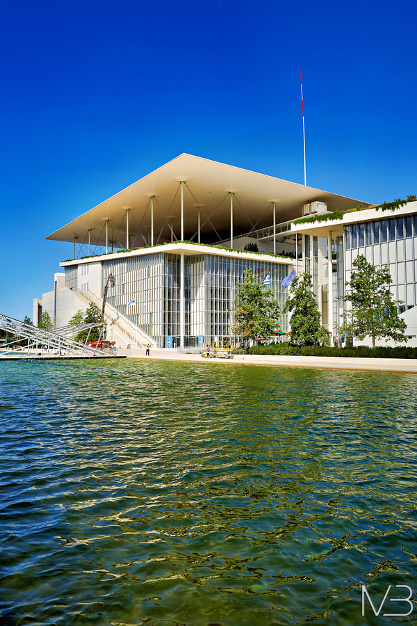 Athens Greece. The Stavros Niarchos Foundation Cultural Center and ...