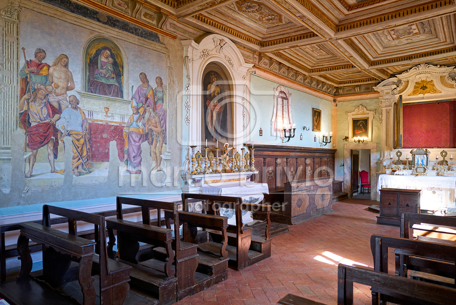 Cortona Arezzo Tuscany Italy. Paintings by Luca Signorelli in San ...