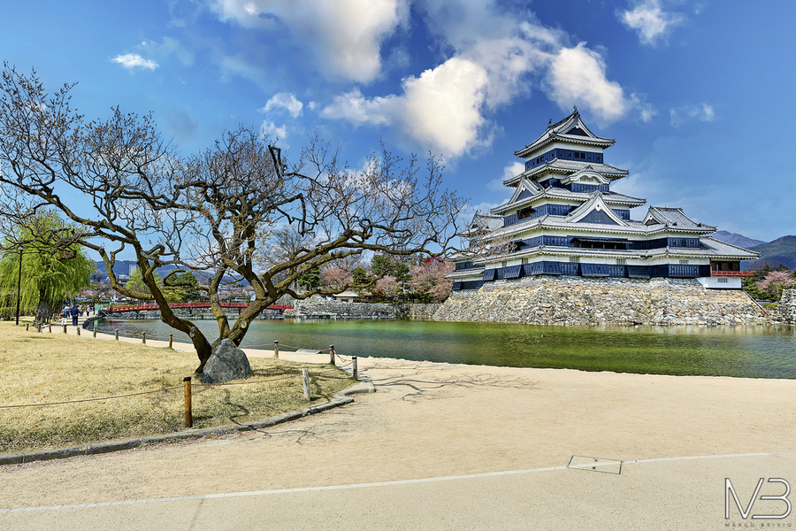 Japan. Matsumoto Castle by Marco Brivio Wall Art