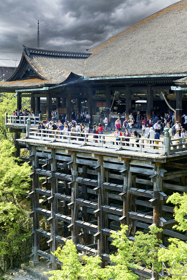 Japan. Kyoto. Kiyomizu Dera Temple by Marco Brivio Wall Art