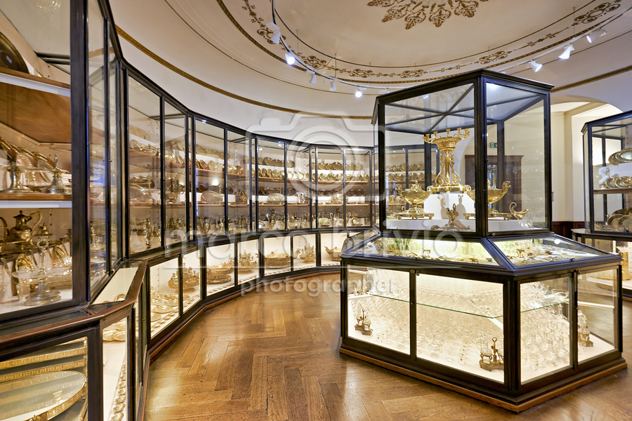 Hofburg Palace Silver Collection Museumof Vienna Austria by Marco Brivio Wall Art