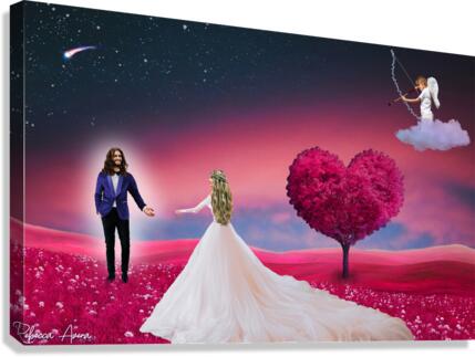 Cupid Strikes Jesus and the Bride of Christ - Prophetic Art by Rebecca ...